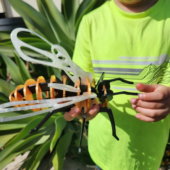 Hand Crafted | Toys | Bee Model Honeybee 3d Puzzle Honey Bees Classroom ...